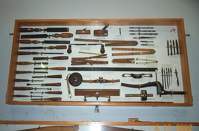 Display Case with Tools - National Trust