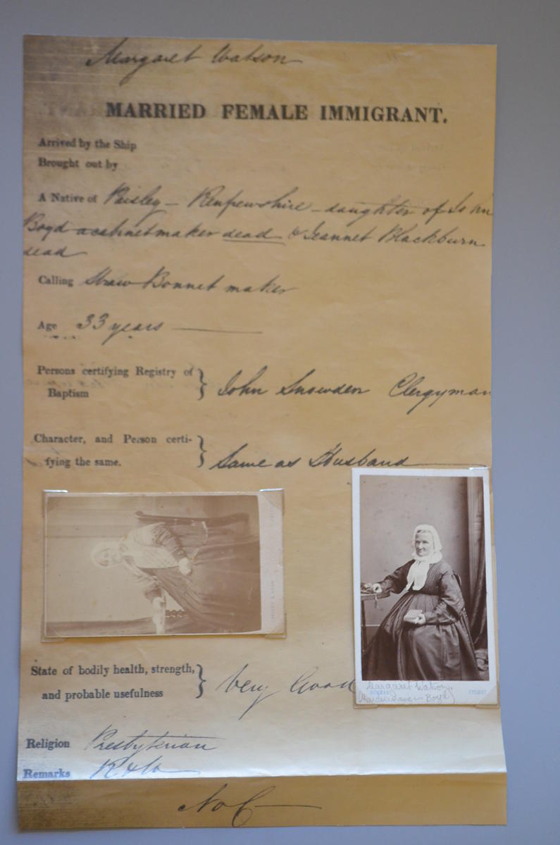 Immigration form - National Trust