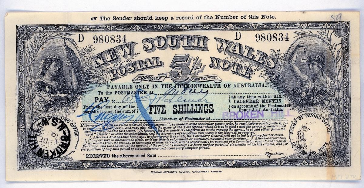 Postal Note - National Trust